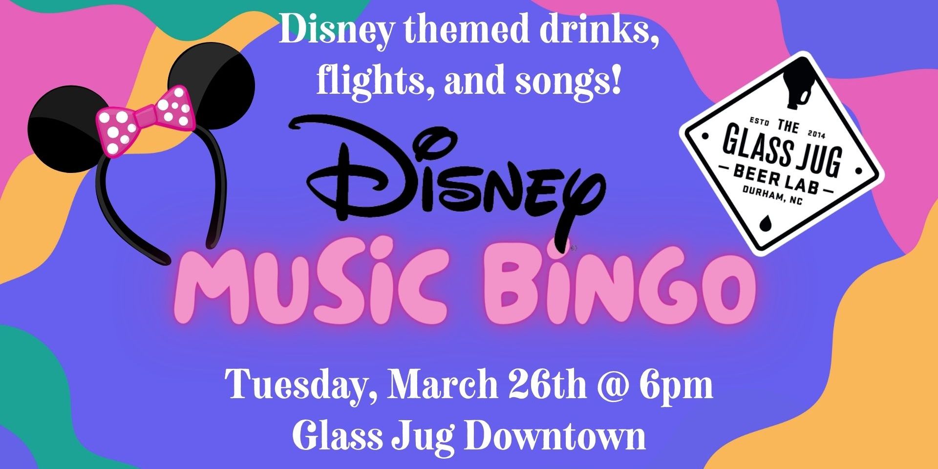 Disney Music Bingo