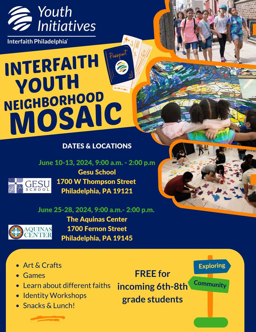 Interfaith Youth Neighborhood Mosaic Summer Program