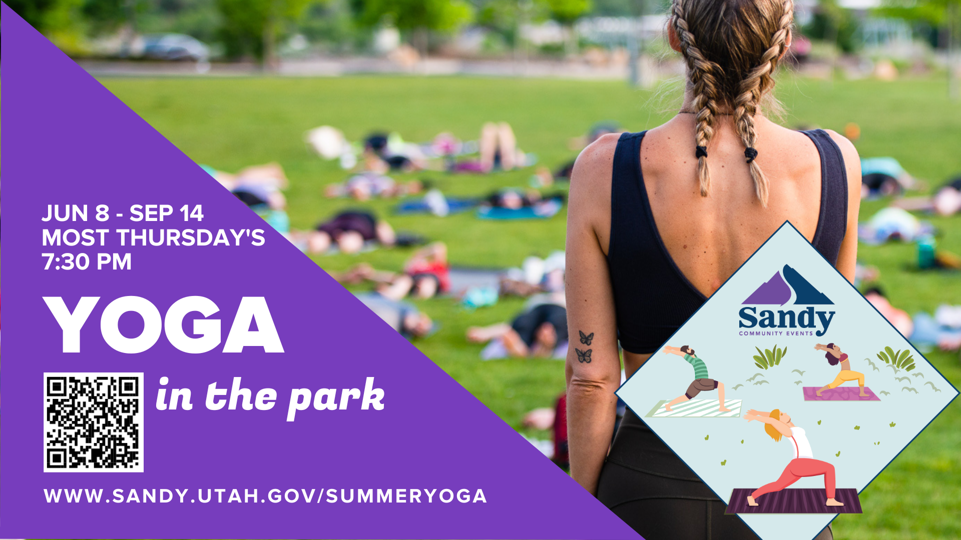 Sandy City's Yoga in the Park