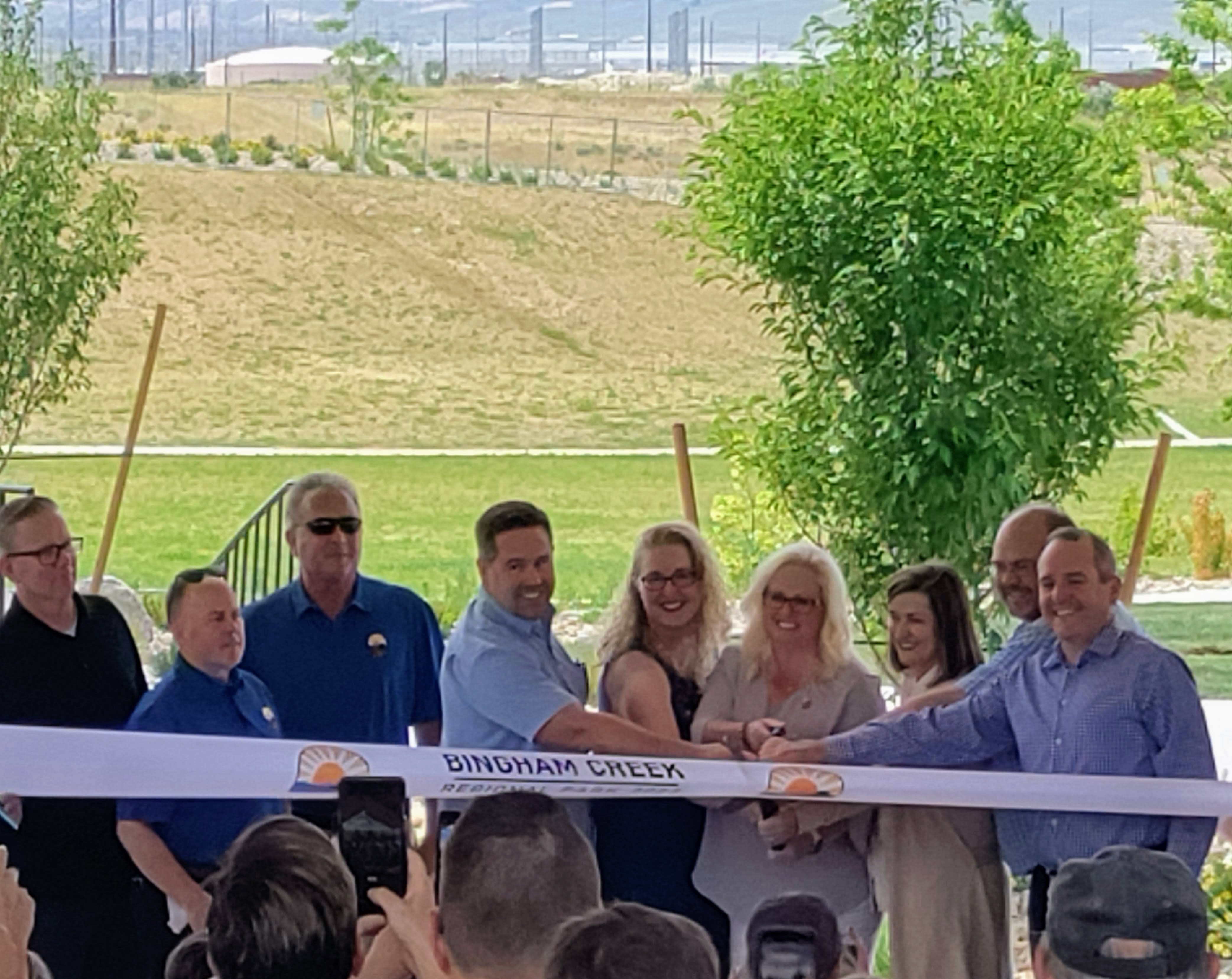 Ribbon cutting opens Bingham Creek Regional Park | South Jordan Journal