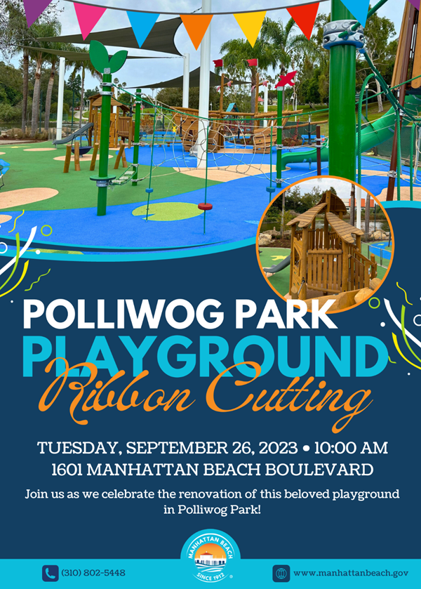 Polliwog Park Playground Ribbon Cutting