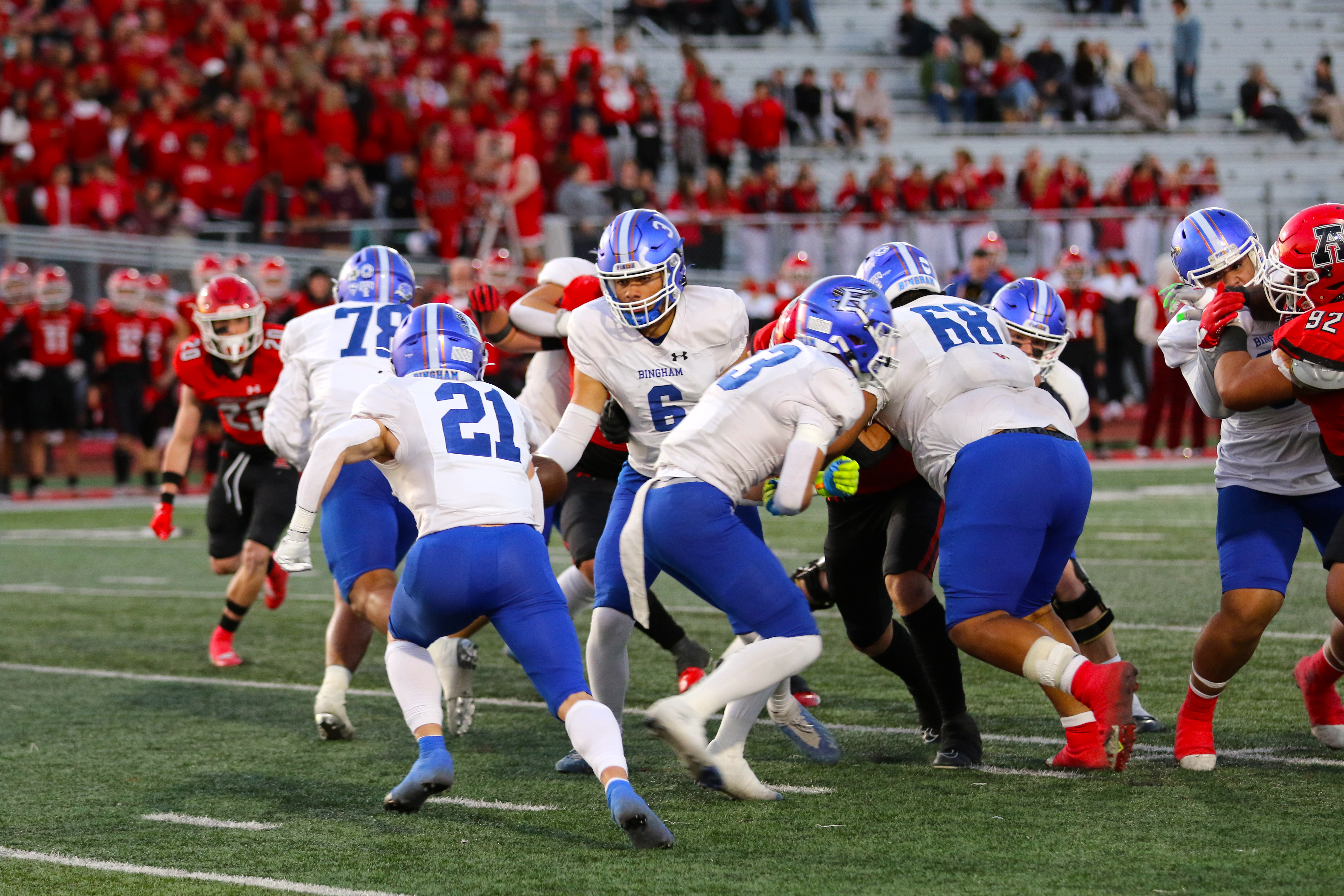 Bingham football takes second in region, bows out in the quarterfinals ...