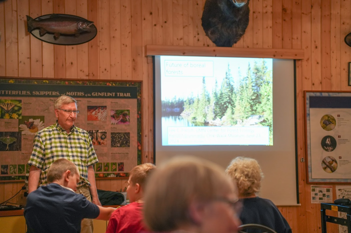 Dr. Lee Frelich talks climate change and the boreal forest at Chik-Wauk ...