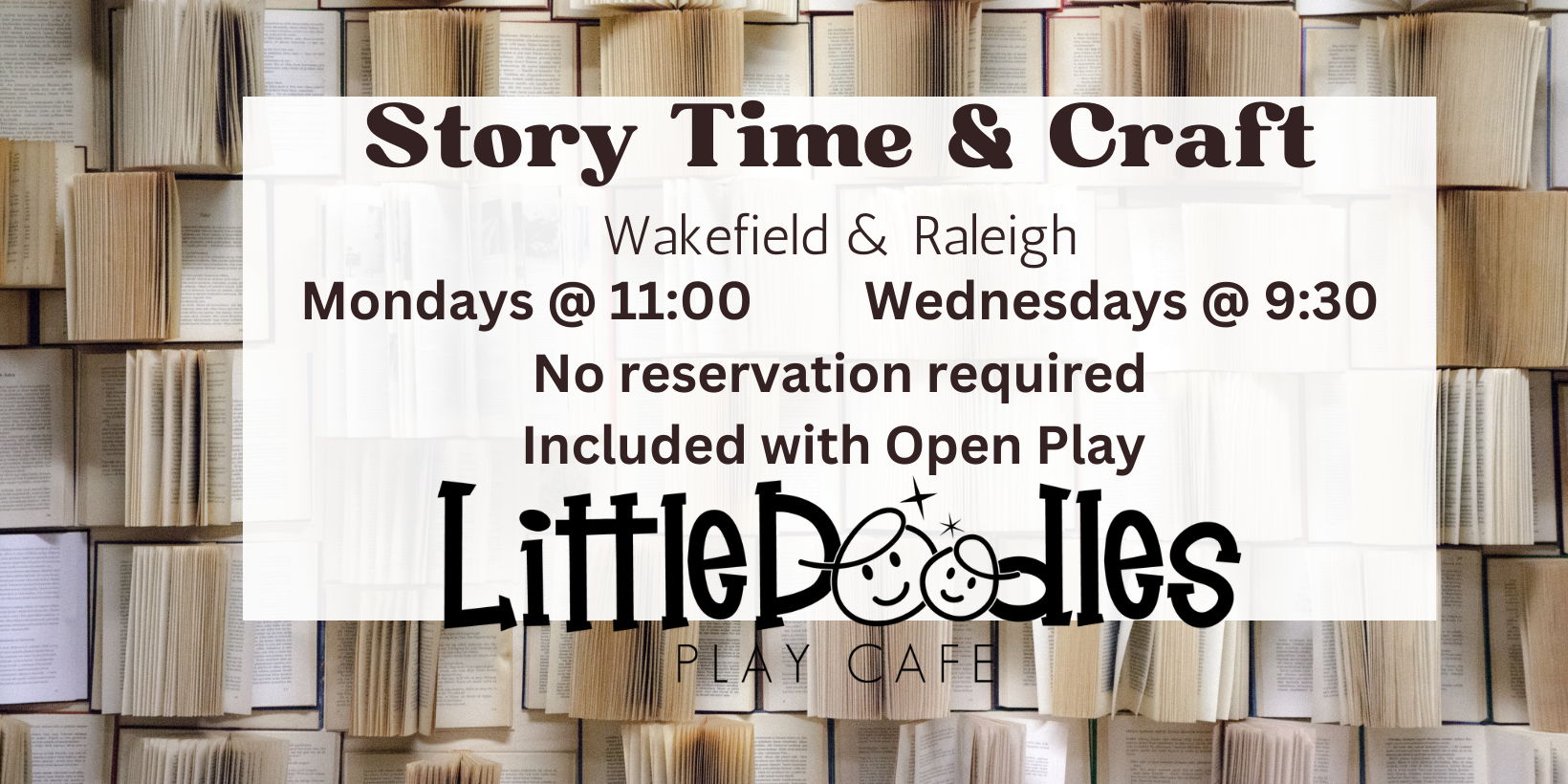 Little Doodles Play Cafe Raleigh Story Time & Craft