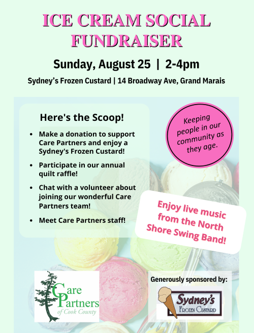 Annual Care Partners Ice Cream Social Fundraiser