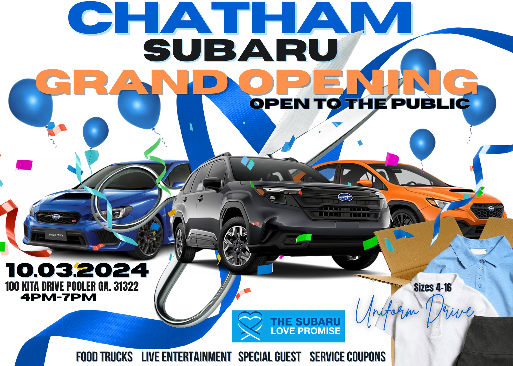 Chatham Subaru Grand Opening