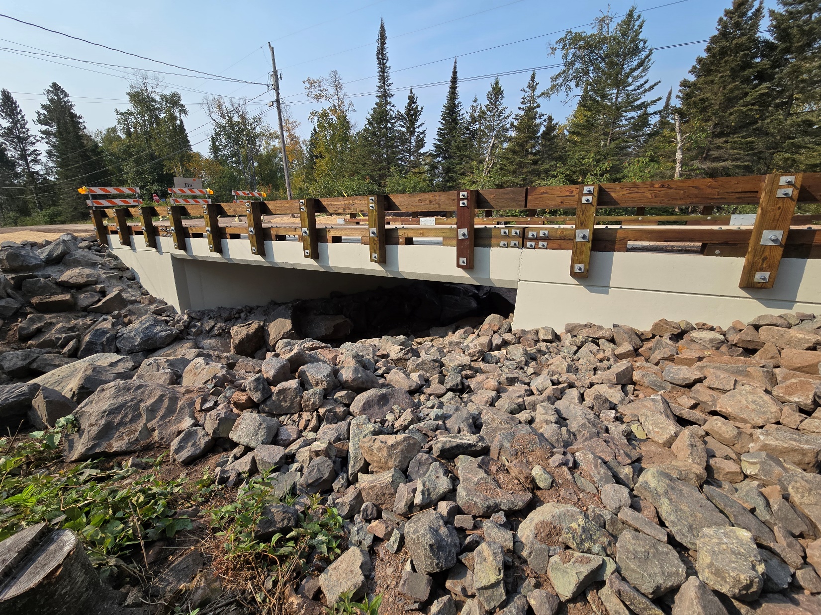 Cook County Highway Department: Alfred Creek Rd Bridge in Lutsen ...