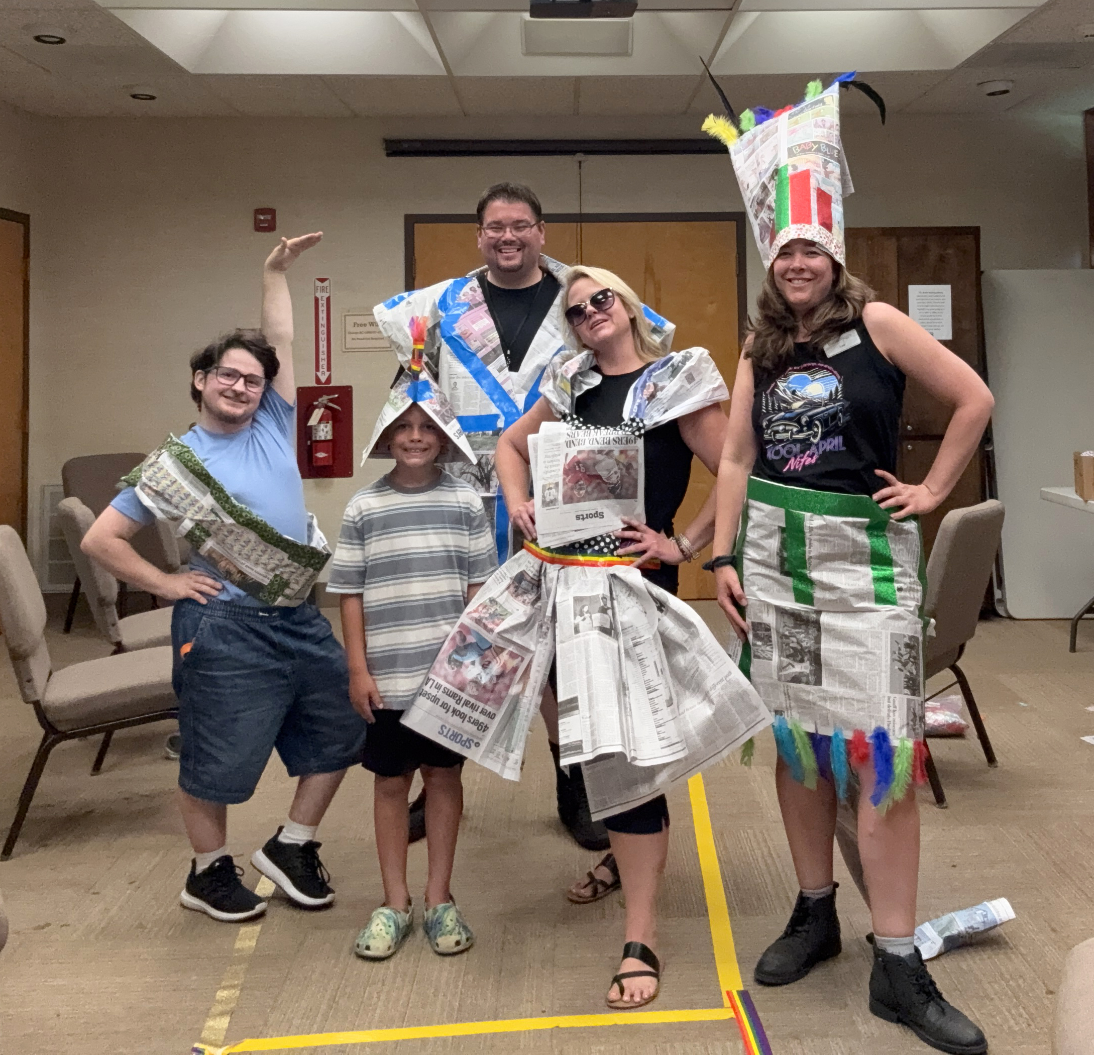 Newspaper Fashion Show Brings Creativity to Gridley Library | The ...