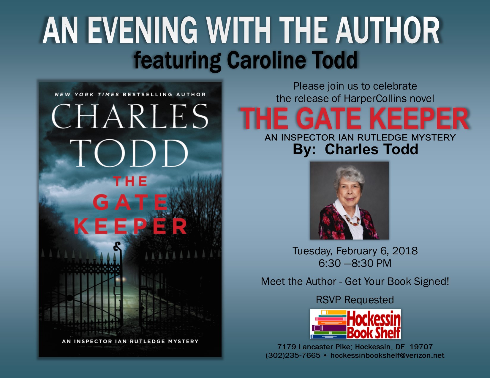 Charles Todd - An Evening With The Author