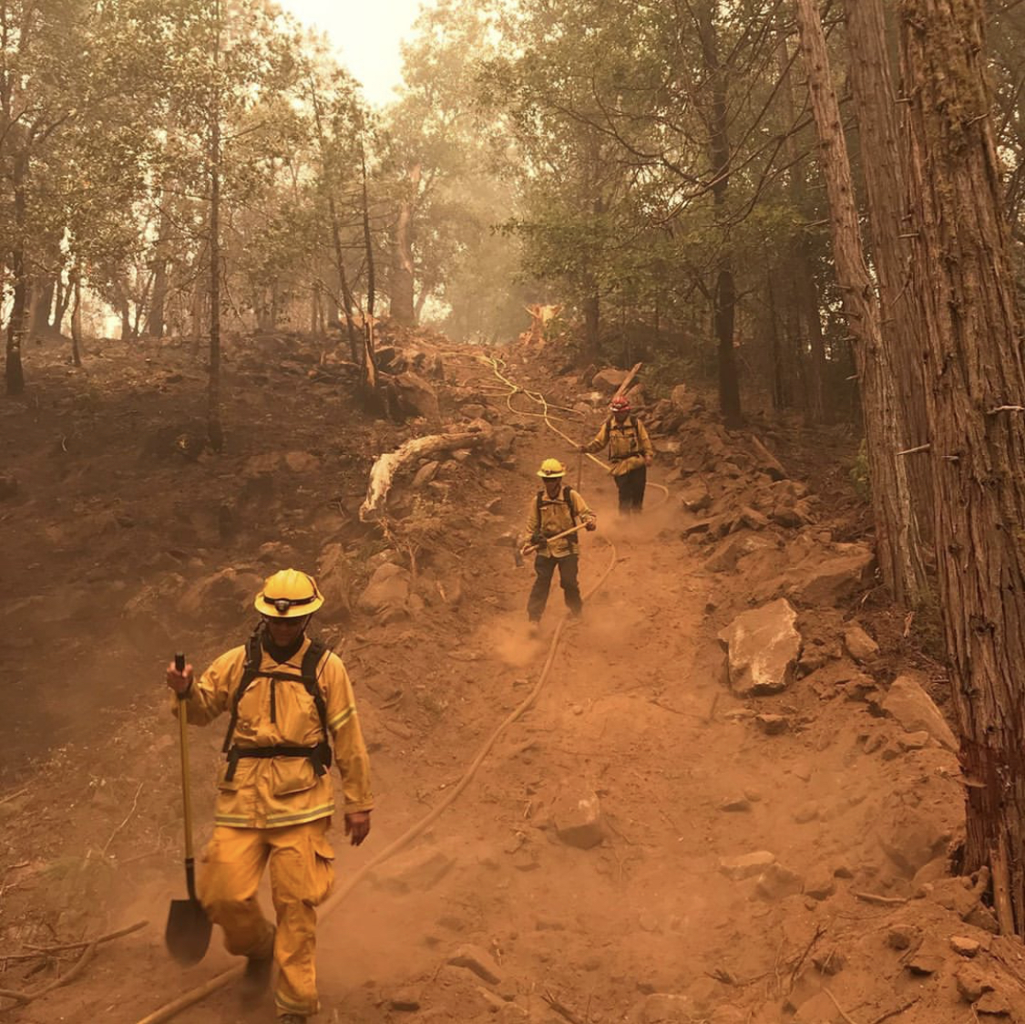 Manhattan Beach Firefighters Join Fight Against California Fires ...