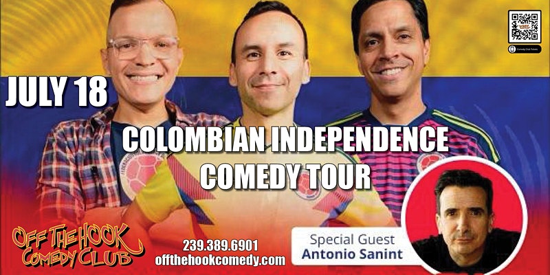 Colombian Independence Comedy Tour live in Naples, Florida