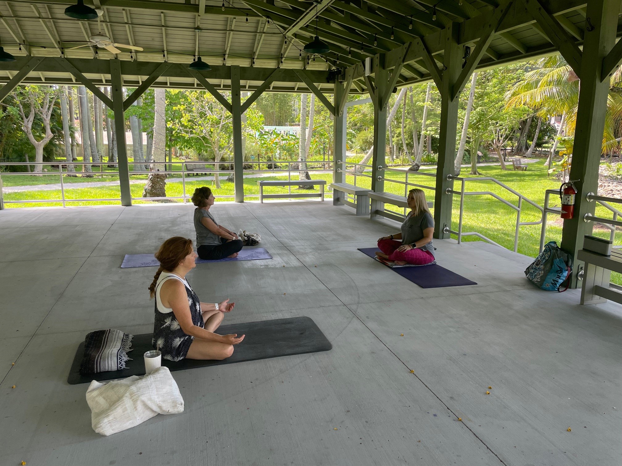 Yoga in the River Pavilion